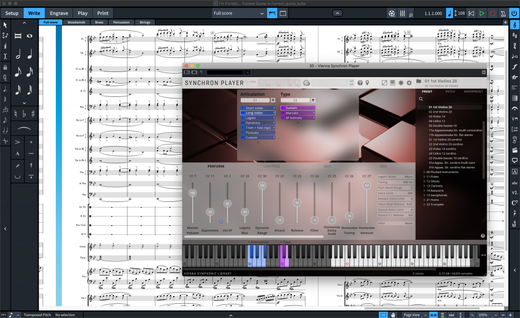 VSL SYNCHRON ized Special Editions Playback Templates Dorico